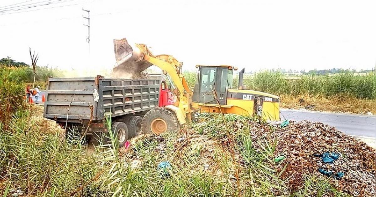 Casma: recogen toneladas de residuos de concha de abanico en ingreso a ...