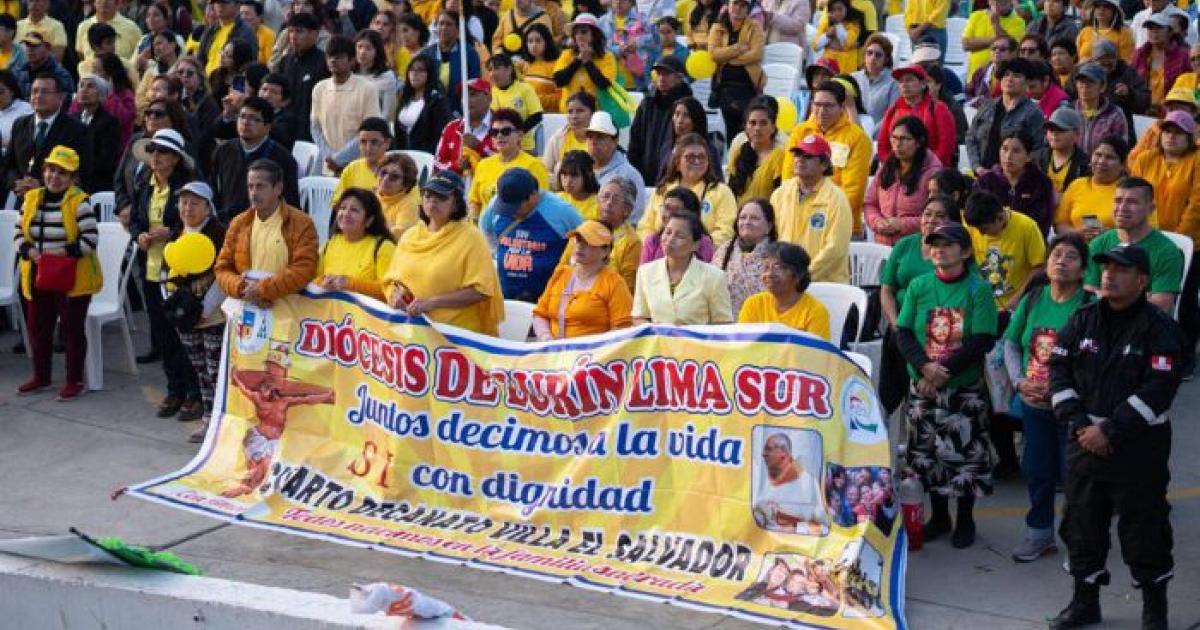 Miles de fieles participaron en la Gran Marcha por la Vida y la Familia ...